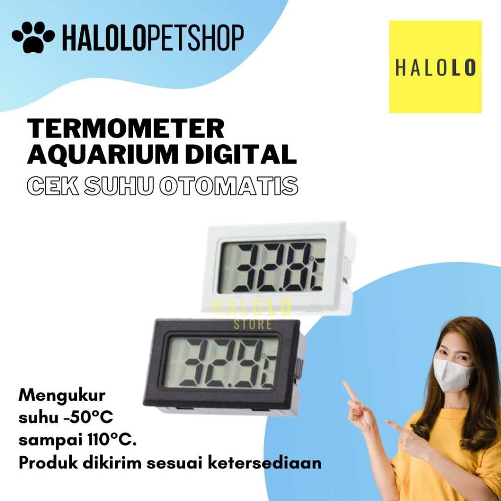 Jual Termometer Aquarium Aquascape Thermometer Digital Cek Suhu ...