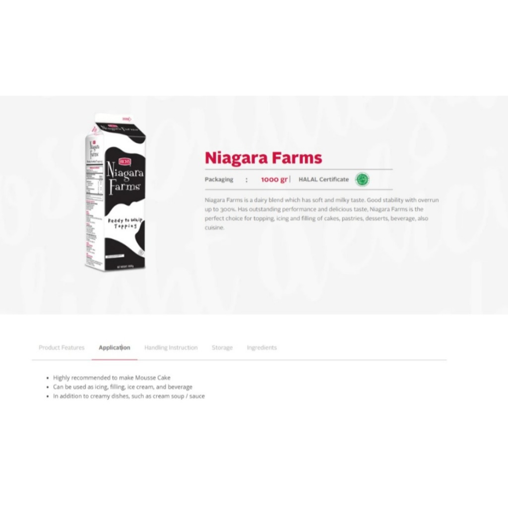 Jual Rich's Niagara Farms 1000Gr ( 1 DUS ISI 12PC ) | Shopee Indonesia