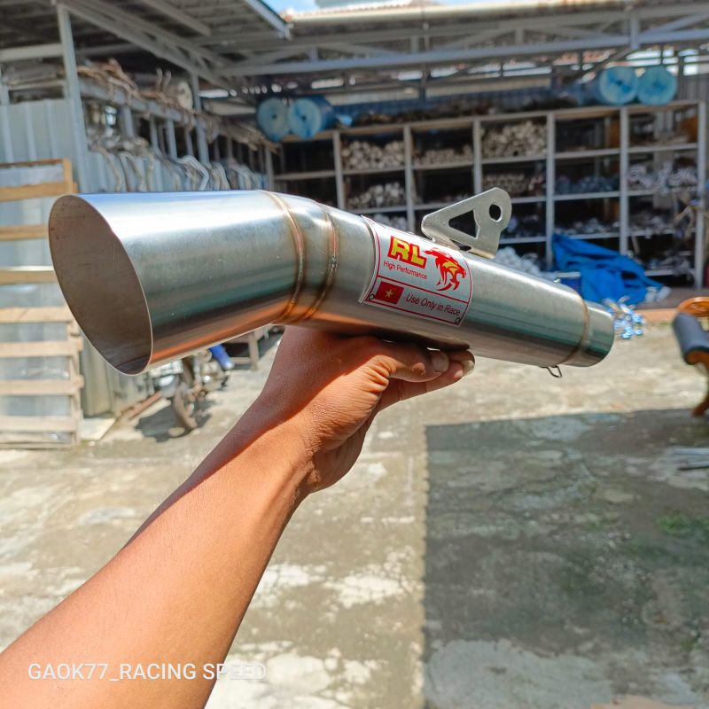 Jual RL High Performance Super open pipe Stainles Canister only inlet ...