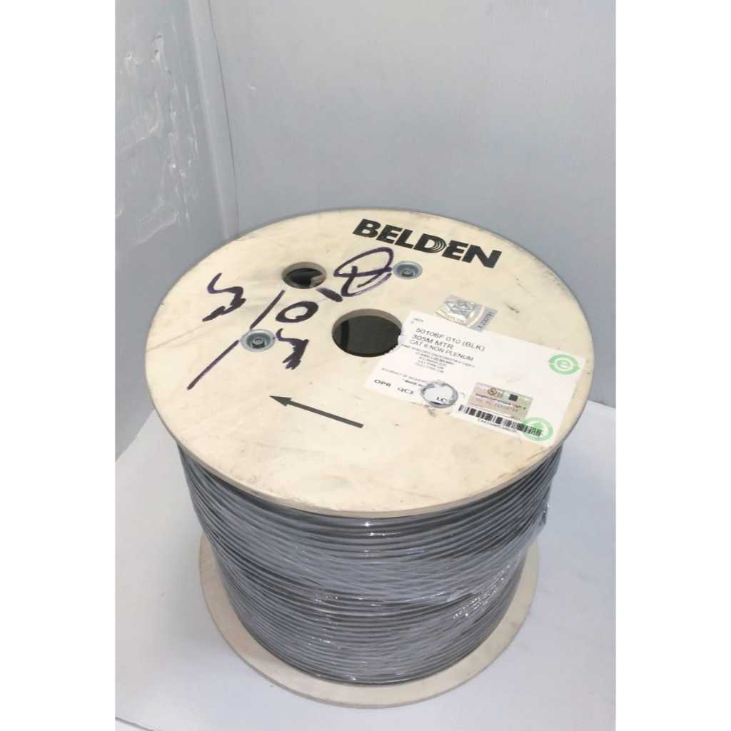 Jual Kabel Belden Cat 6 5010 6F STP Hitam | Shopee Indonesia