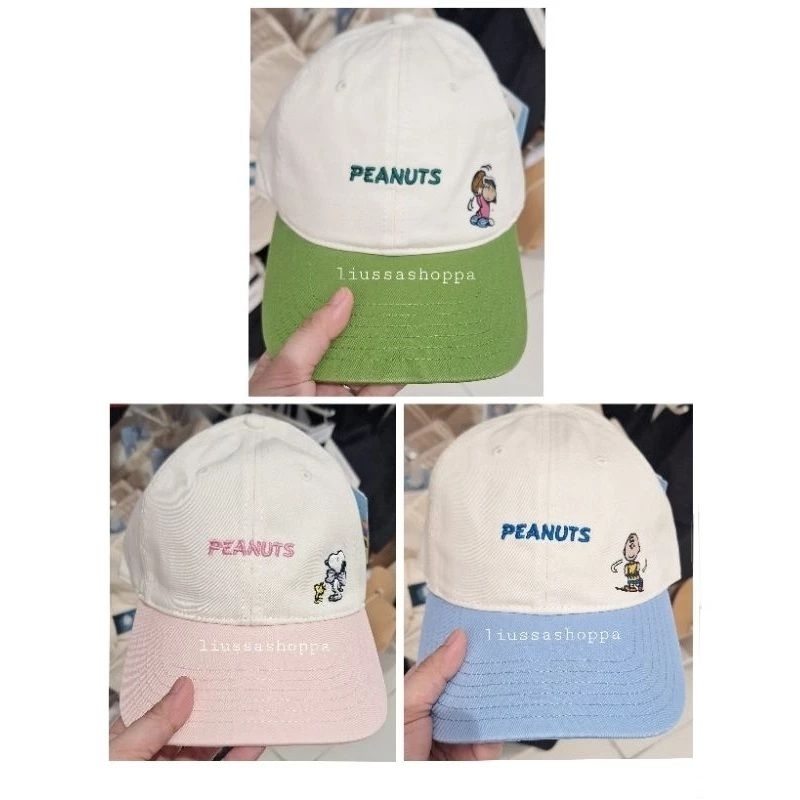 Jual Topi Miniso - Snoopy Colorful Life Collection Dual-Color Baseball ...