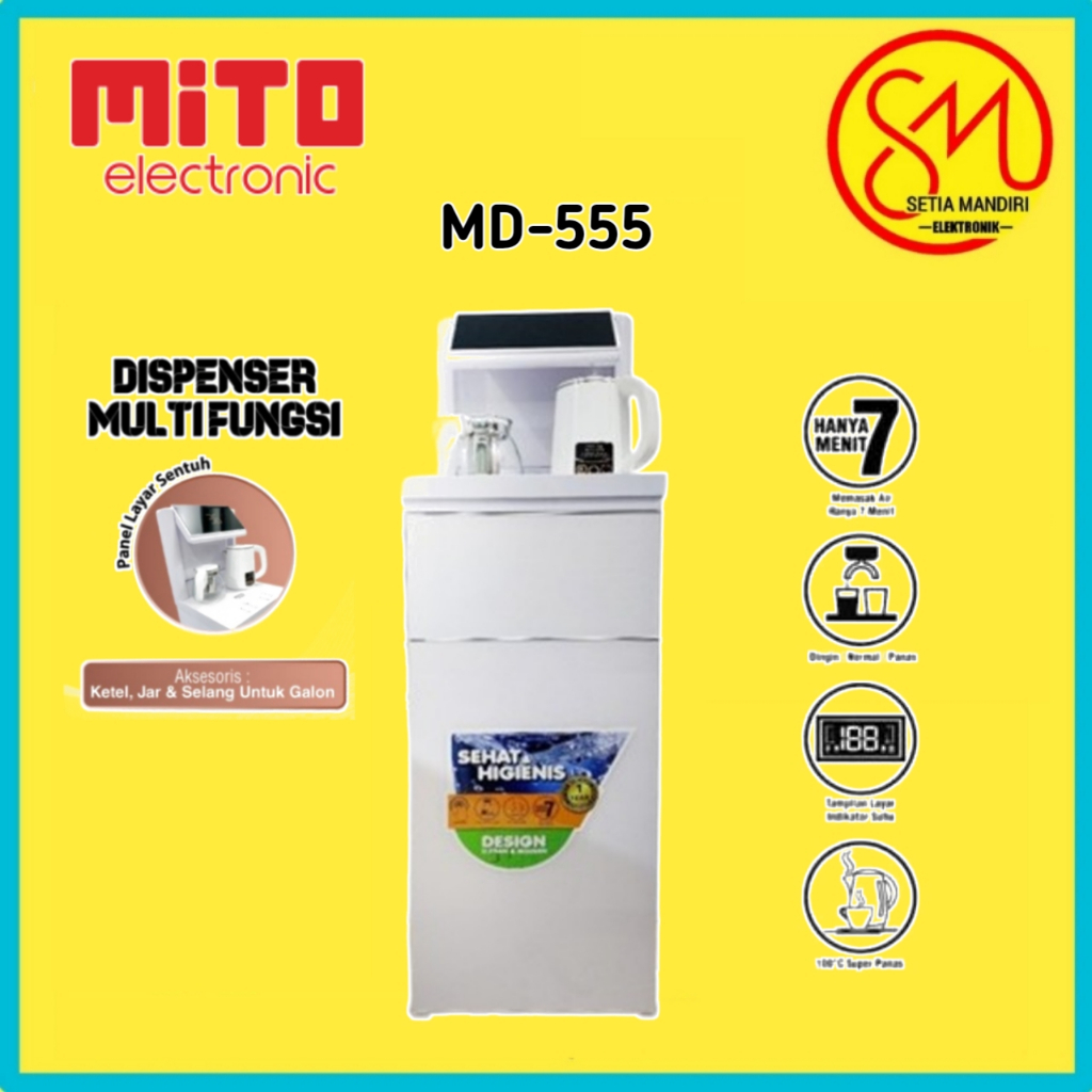 Jual MITO Water Dispenser Touchscreen Multifungsi MD555 Sencha Free ...