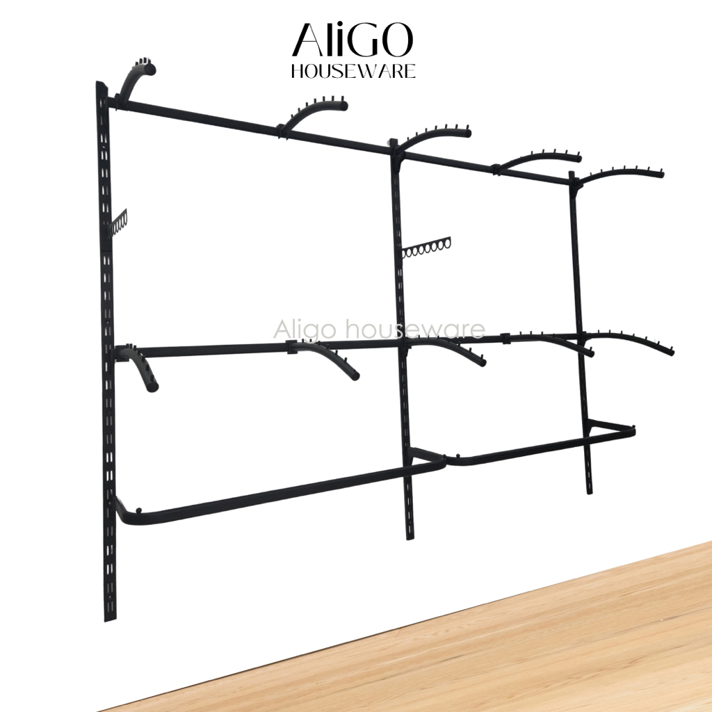 Jual RAK GANTUNGAN BAJU DINDING MEWAH TERRA BRACKET DINDING TOKO BAJU ...