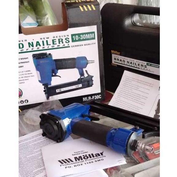 Jual ALAT STAPLES TEMBAK STRONGMAN / MOLLAR F30 / Air Nailer Mollar Alat Tembak Paku Angin F30 ...