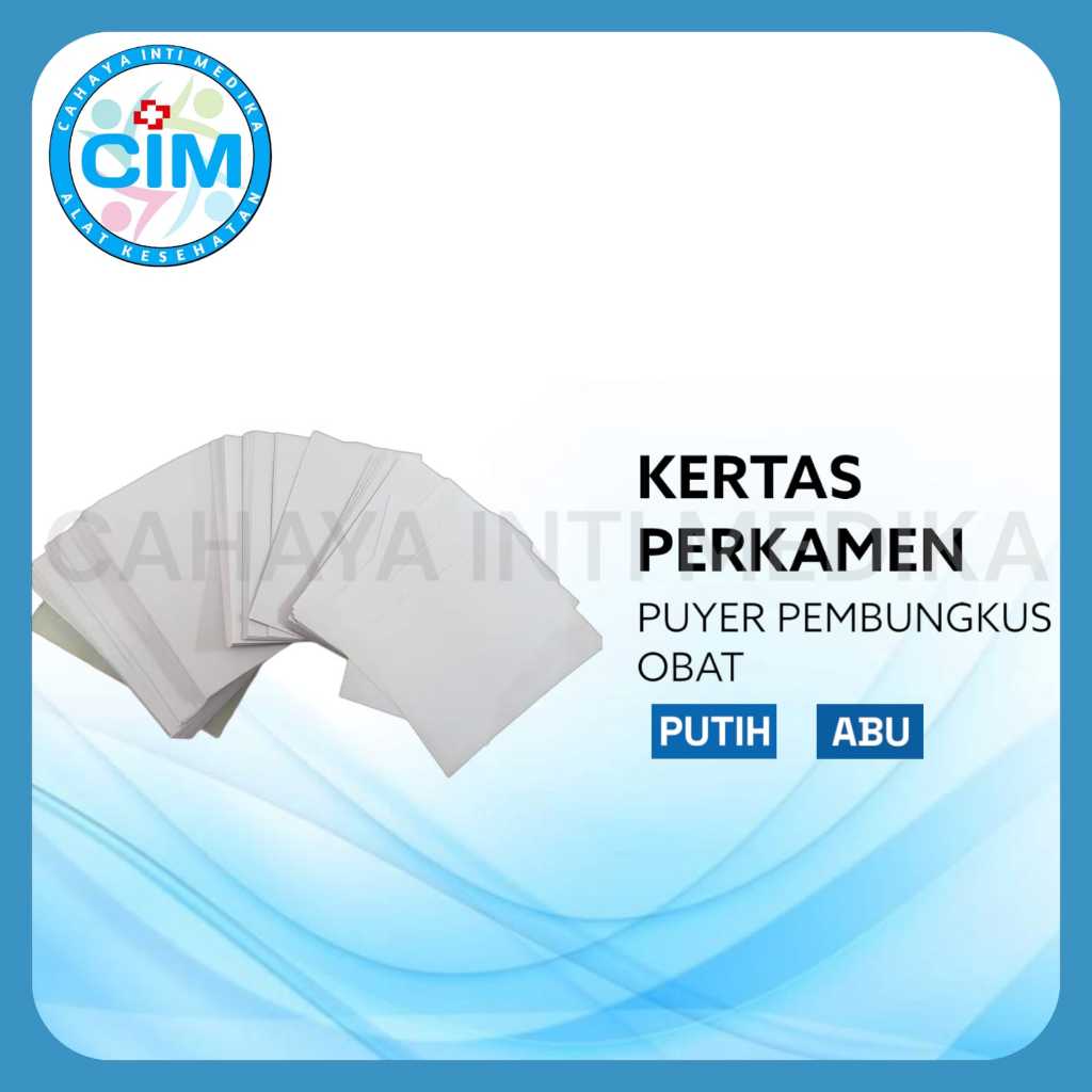 Jual Kertas Perkamen Obat Puyer Warna Abu Buram | Shopee Indonesia