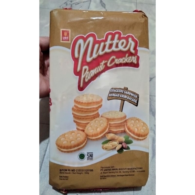 Jual Nutter Peanut Crackers / Biskuit Kacang / Roti Kacang / Krackers ...
