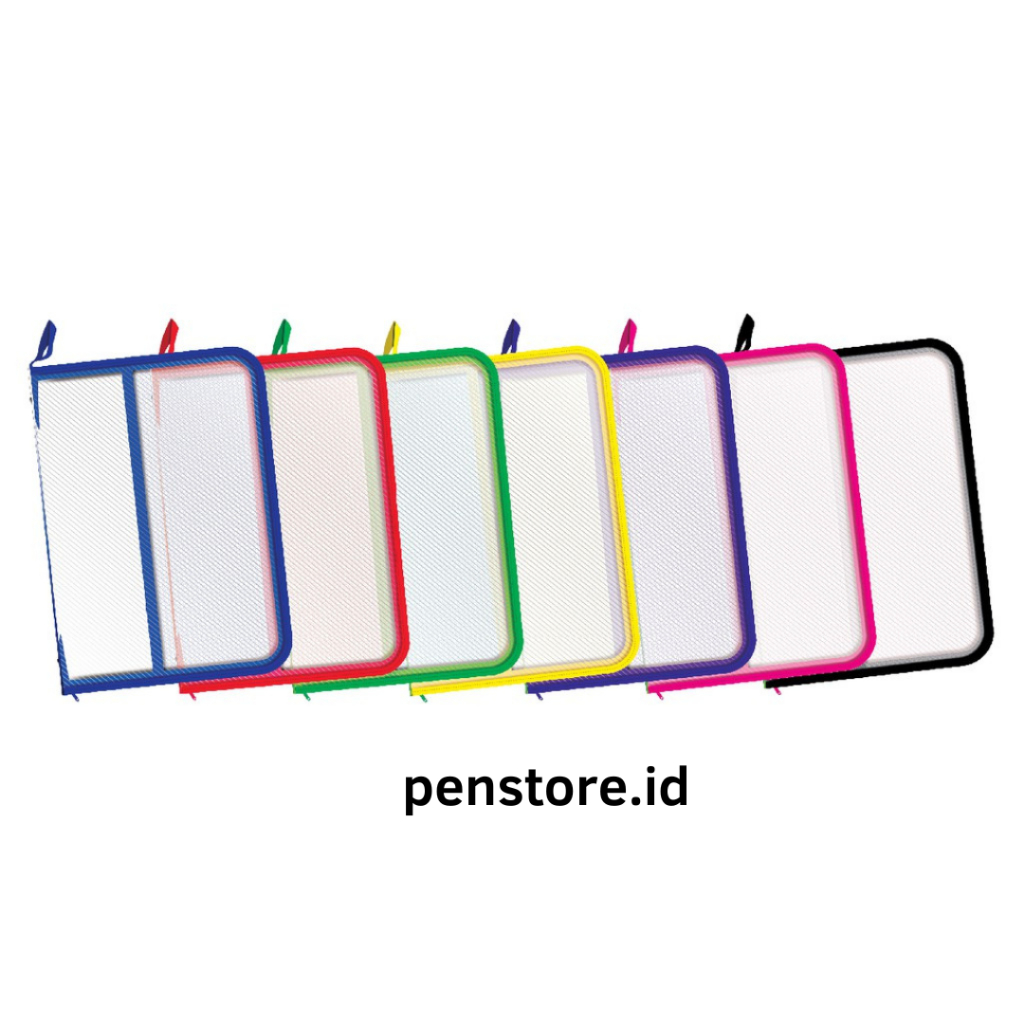 Jual (pcs) MAP ZIPPER FILE/ MAP PLASTIK RESLETING JALA 7001 FOLIO ...