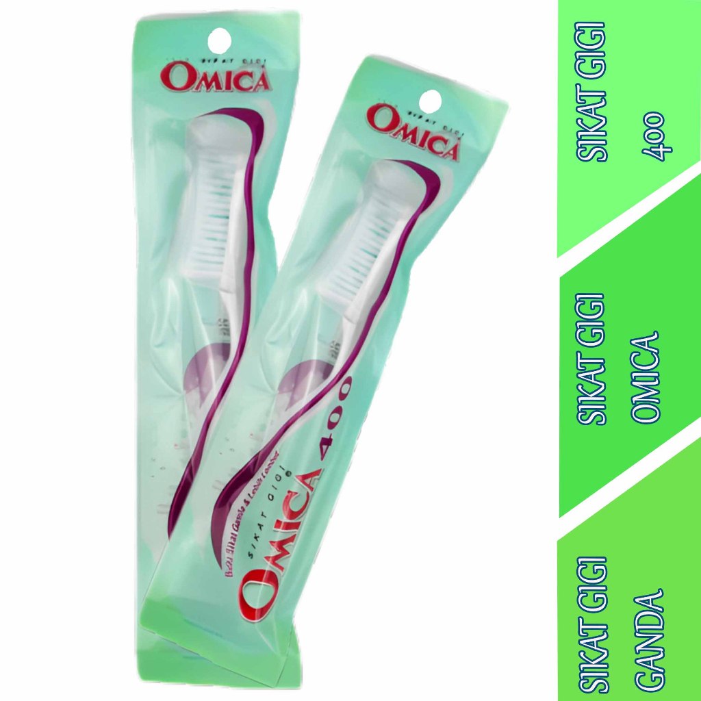 Jual Sikat Gigi Omica 400 - Omica - Sikat Gigi Ganda - 1pcs | Shopee ...