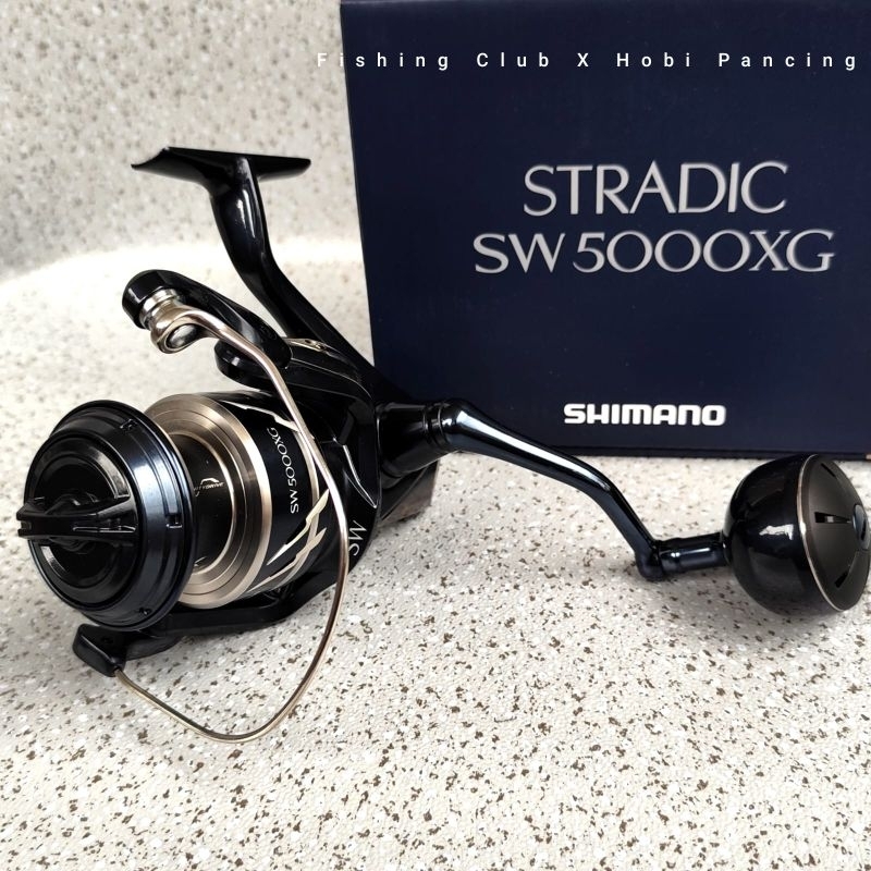 Jual Reel Shimano Stradic SW 2024 SW 4000 5000 6000 8000 10000 Power Handle Original 100%. Reel ...