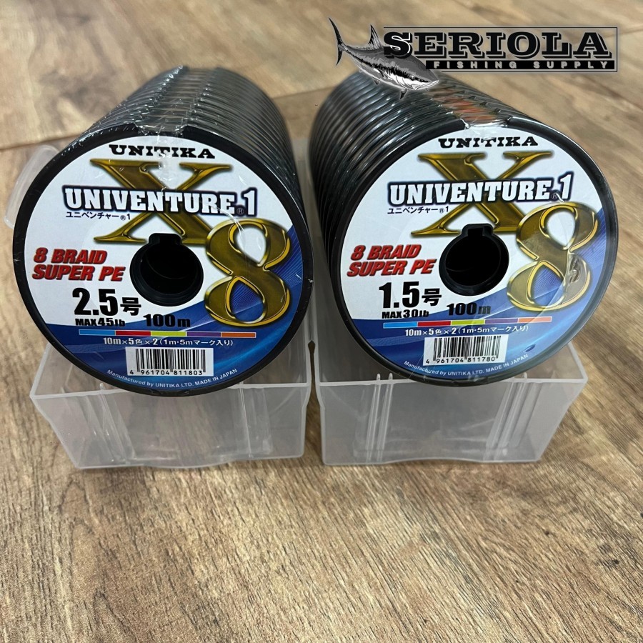 Jual PE UNITIKA UNIVENTURE 1 X8 MULTICOLOR 100M | Shopee Indonesia