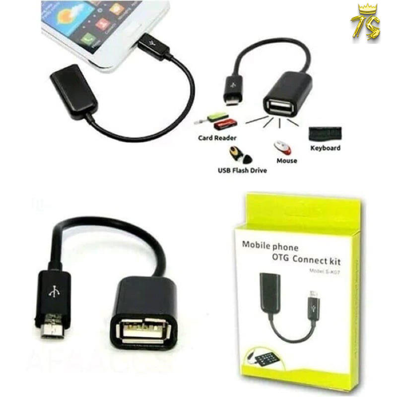 Jual KABEL OTG V8 MICRO USB LUNA VV81 / OTG KABEL ON THE GO CONNECT KIT ...