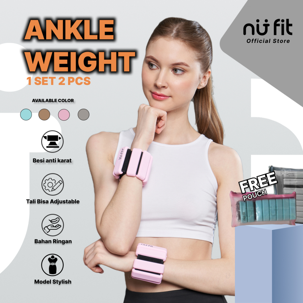 Jual Nu Fit - Beban Tangan Kaki Pemberat Ankle Weight Bangles ...