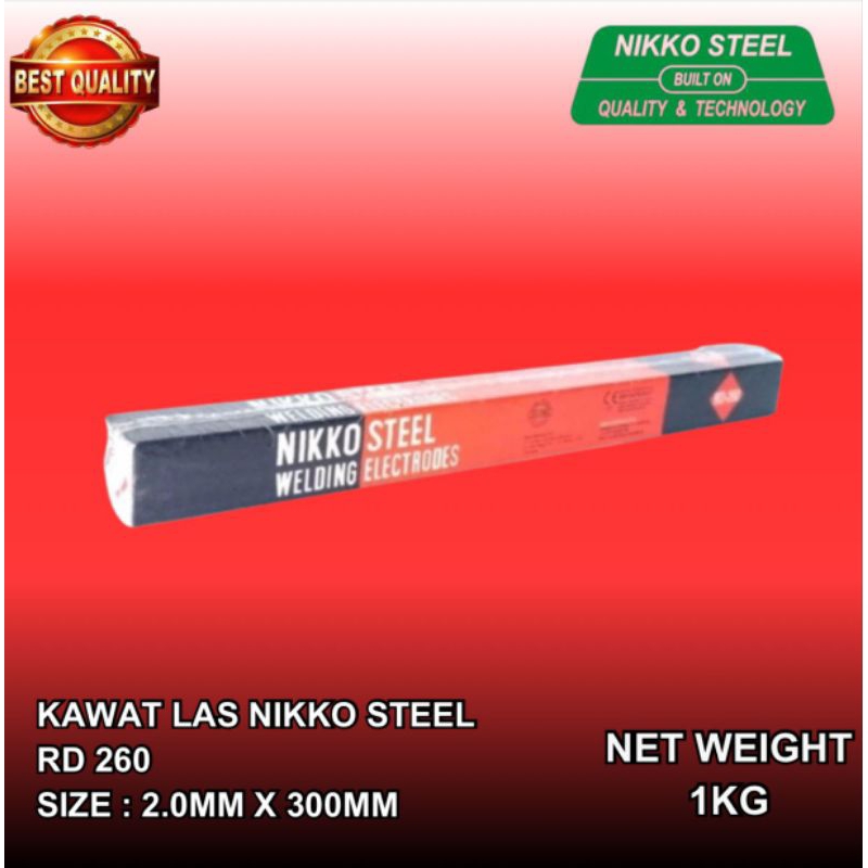 Jual Kawat Las Listrik Nikko Steel Welding Electrodes RD 260 Size 2 ...