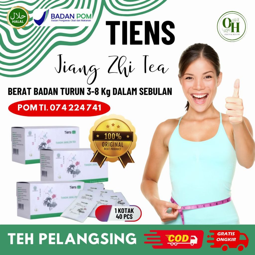 Jual Pelangsing Badan Tiens Jiang Zhi Tea Teh Pelangsing Detox Diet ...