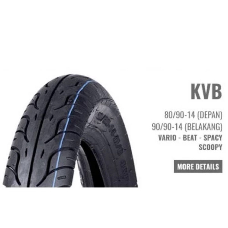 Jual Ban AHM Honda Federal KVB Original 80/90-14 90/90-14 Tubetype Ban ...