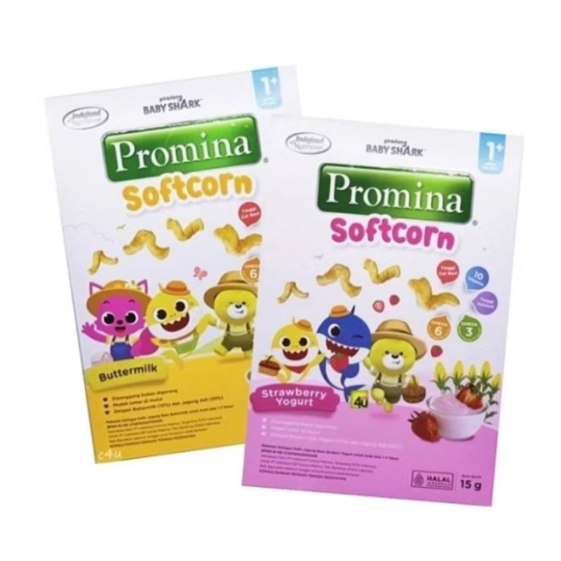 Jual Promina Softcorn Buttermilk Strawberry Yogurt | Shopee Indonesia