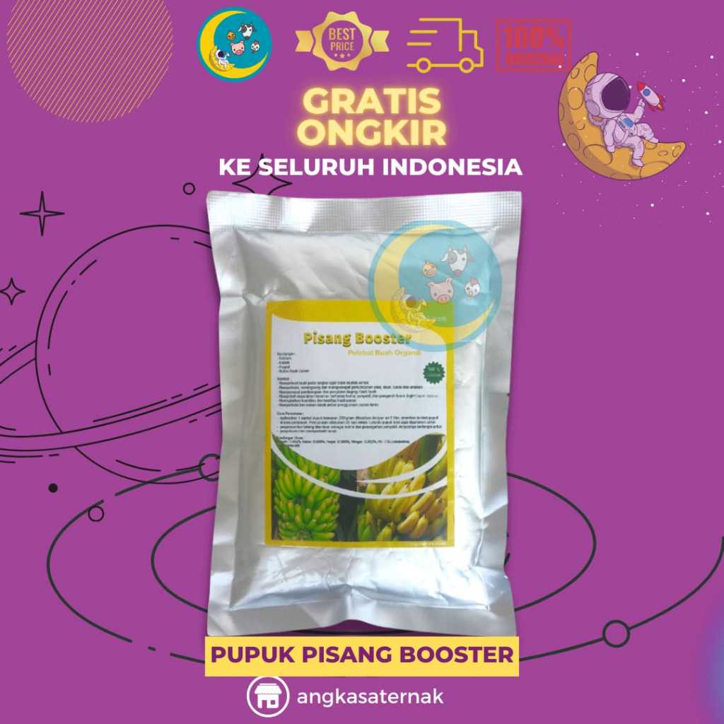 Jual Pupuk Pelebat Buah Pisang 250 gram - Pisang Booster 250 gram - Pupuk Organik Pohon Pisang ...