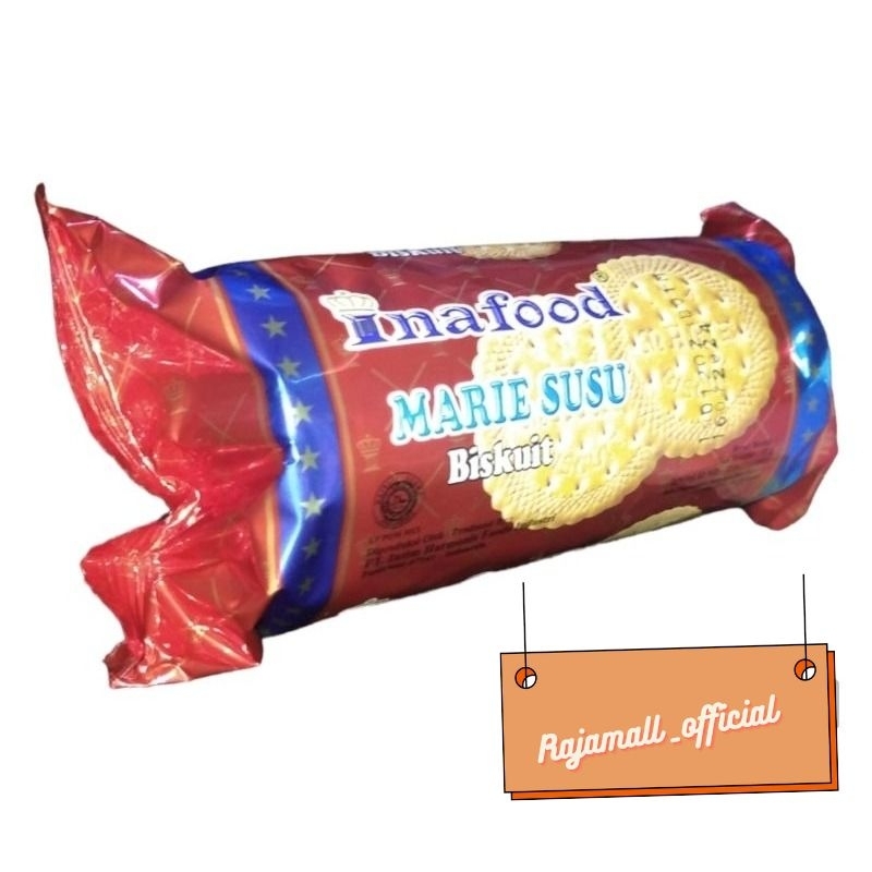 Jual 1 pak Biskuit Marie Susu Inafood 95gr (isi 5 bungkus) | Shopee ...