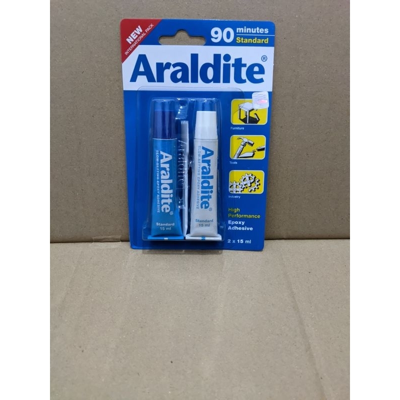 Jual Lem araldite biru 90 menit araldit besi epoxy | Shopee Indonesia