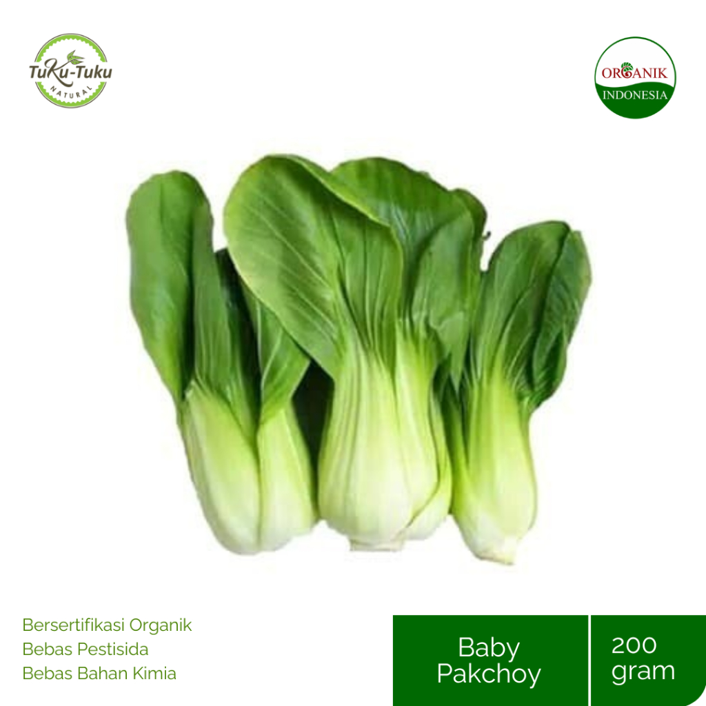Jual BABY PAK CHOY ORGANIK BSP FARM 200 GR | Shopee Indonesia