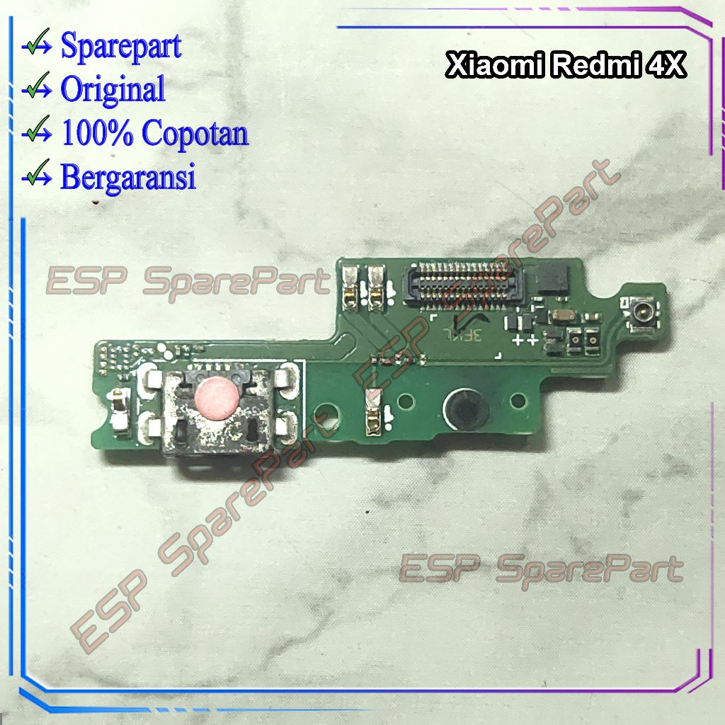 Jual Xiaomi Redmi 4X Papan konektor cas pcb ui board charger mesin ...