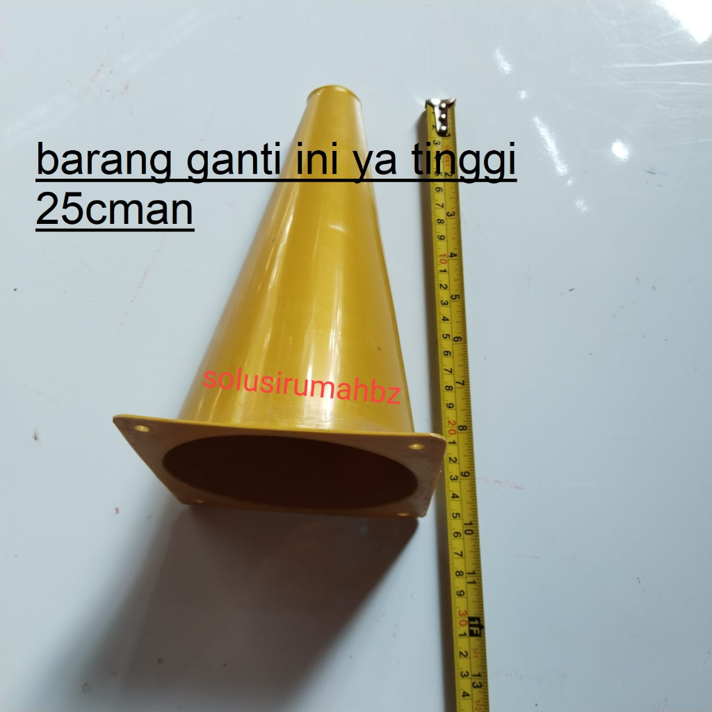Jual TRAFFIC CONE 25 x 14CM PVC KERUCUT SAFETY JALAN CONES | Shopee ...