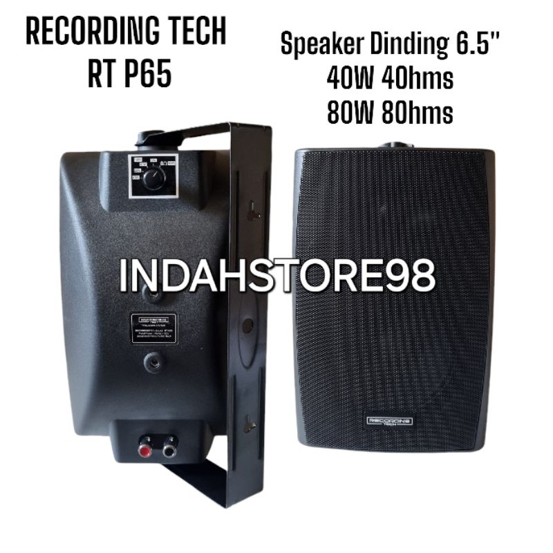 Jual Speaker Dinding Masjid Recording Tech RT P65 Original Wall Speaker 6.5 inch Speaker Pasif ...