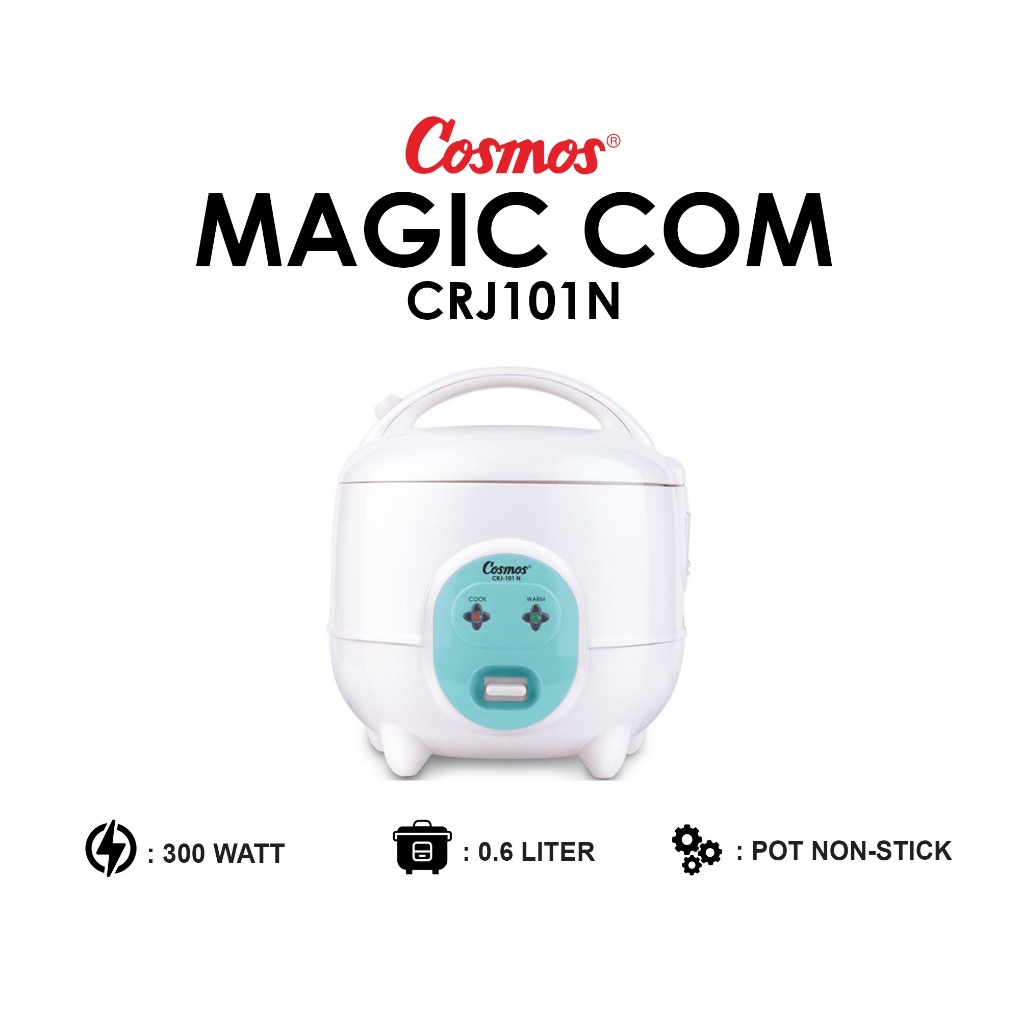 Jual Cosmos CRJ101N Magic Com 0.6Liter 3in1 CRJ-101N Rice Cooker CRJ ...