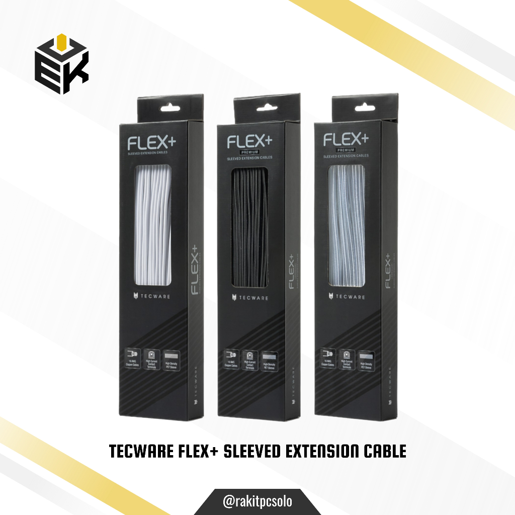 Jual Tecware Flex PSU Sleeved Extension Cables Set Cable Kit Kabel ...