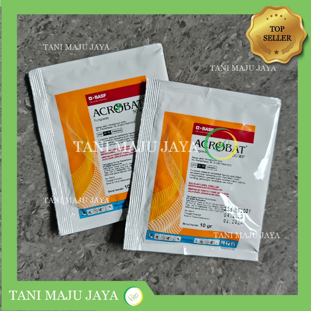Jual Fungisida Acrobat 50WP 10 gram Seed Treatment Perlakuan Benih Anti ...