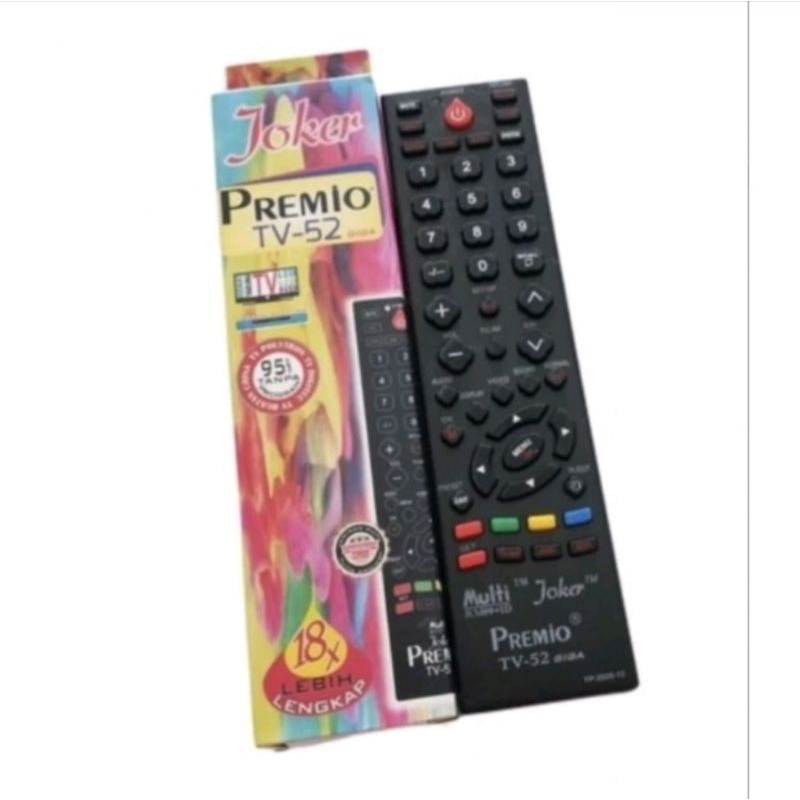 Jual JOKER Remote TV Universal / Remote Semua Jenis TV / Remote TV ...