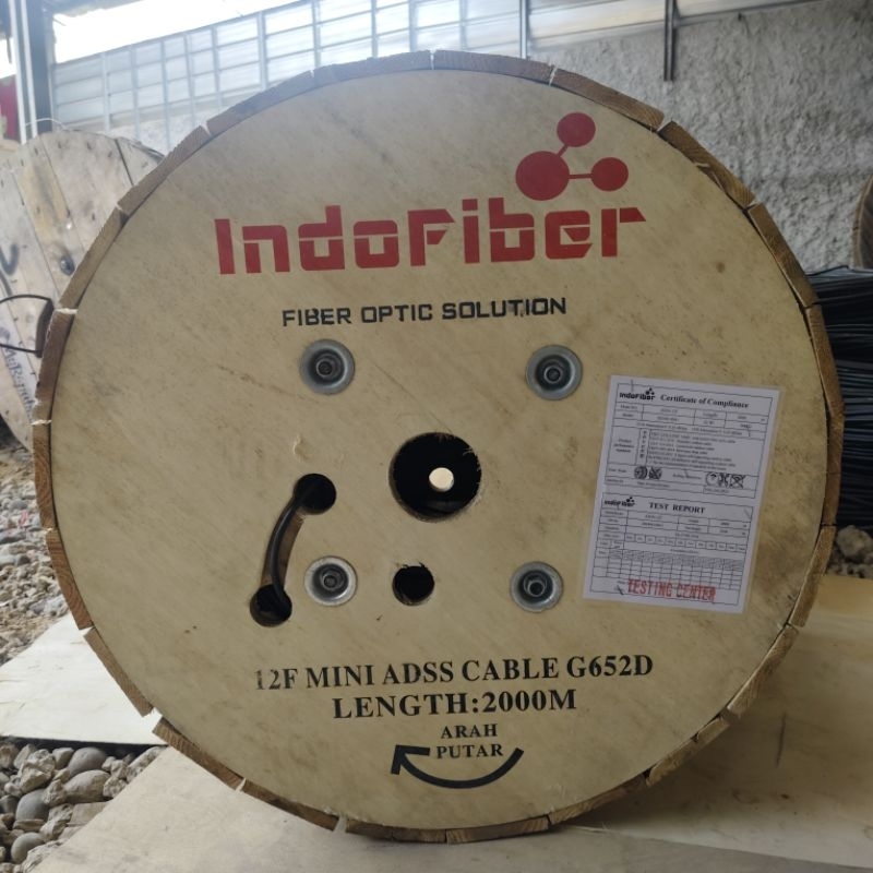 Jual KABEL MINI ADSS 12 CORE 2KM INDOFIBER | Shopee Indonesia