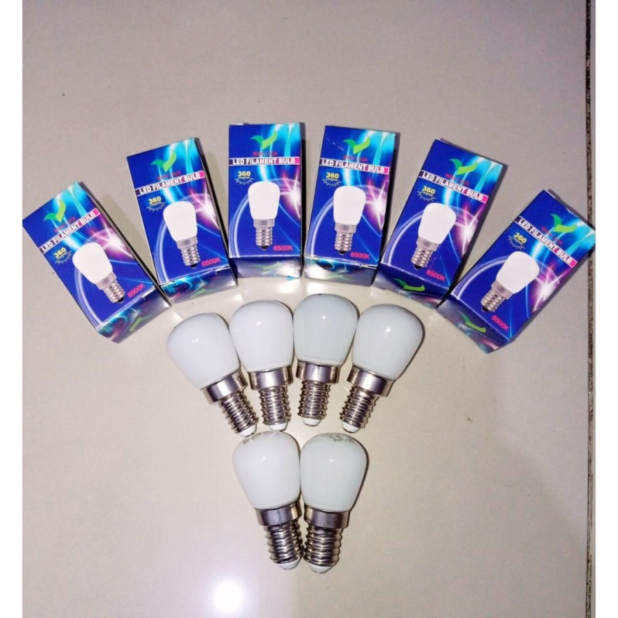 Jual LAMPU LED KULKAS E14 BOHLAM KULKAS E 14 PUTIH KUNING | Shopee Indonesia