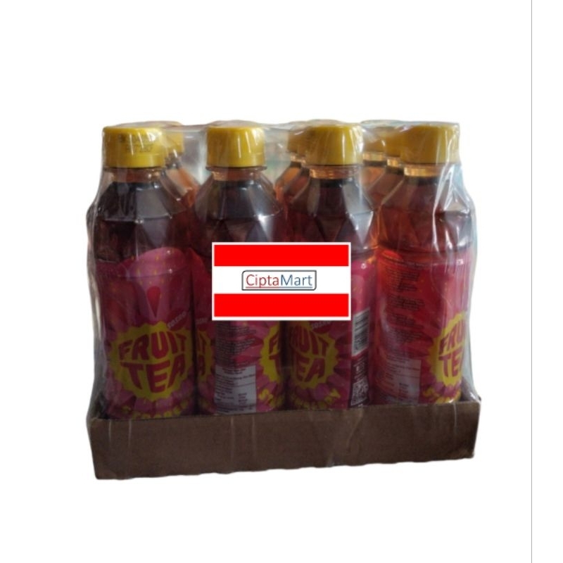 Jual Fruit Tea Botol Strawberry 12 x 350ml | Shopee Indonesia