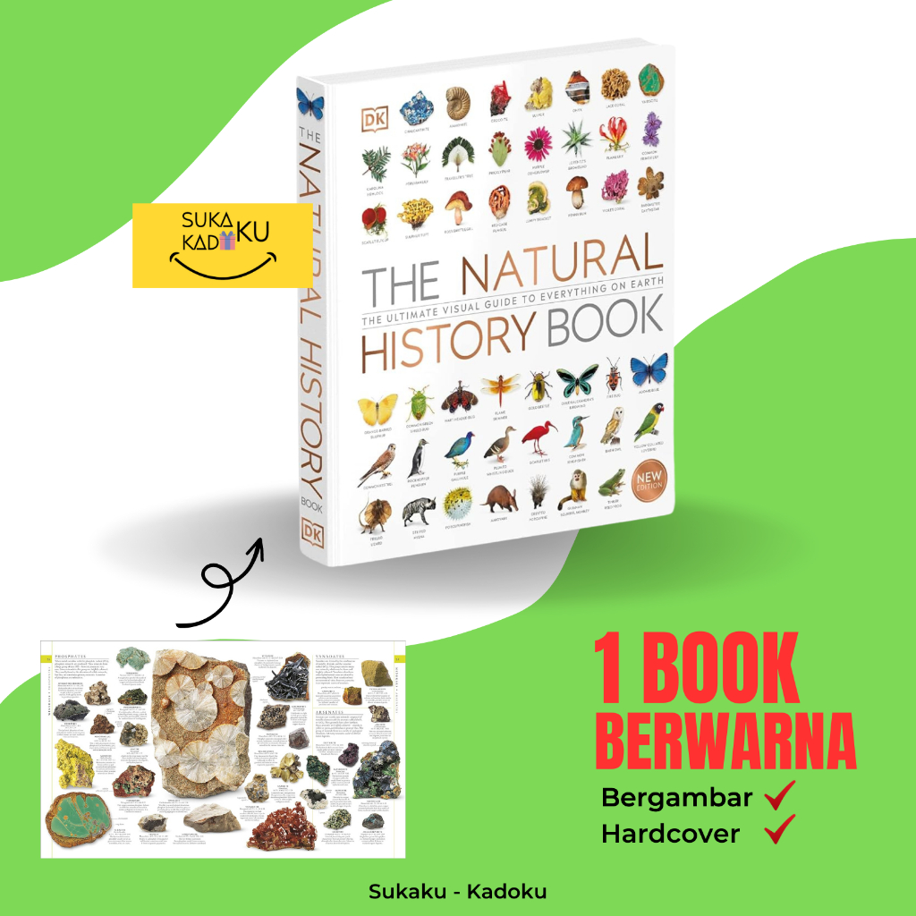 Jual DK The Natural History Book Visual Guide HARDCOVER Buku Edukasi ...