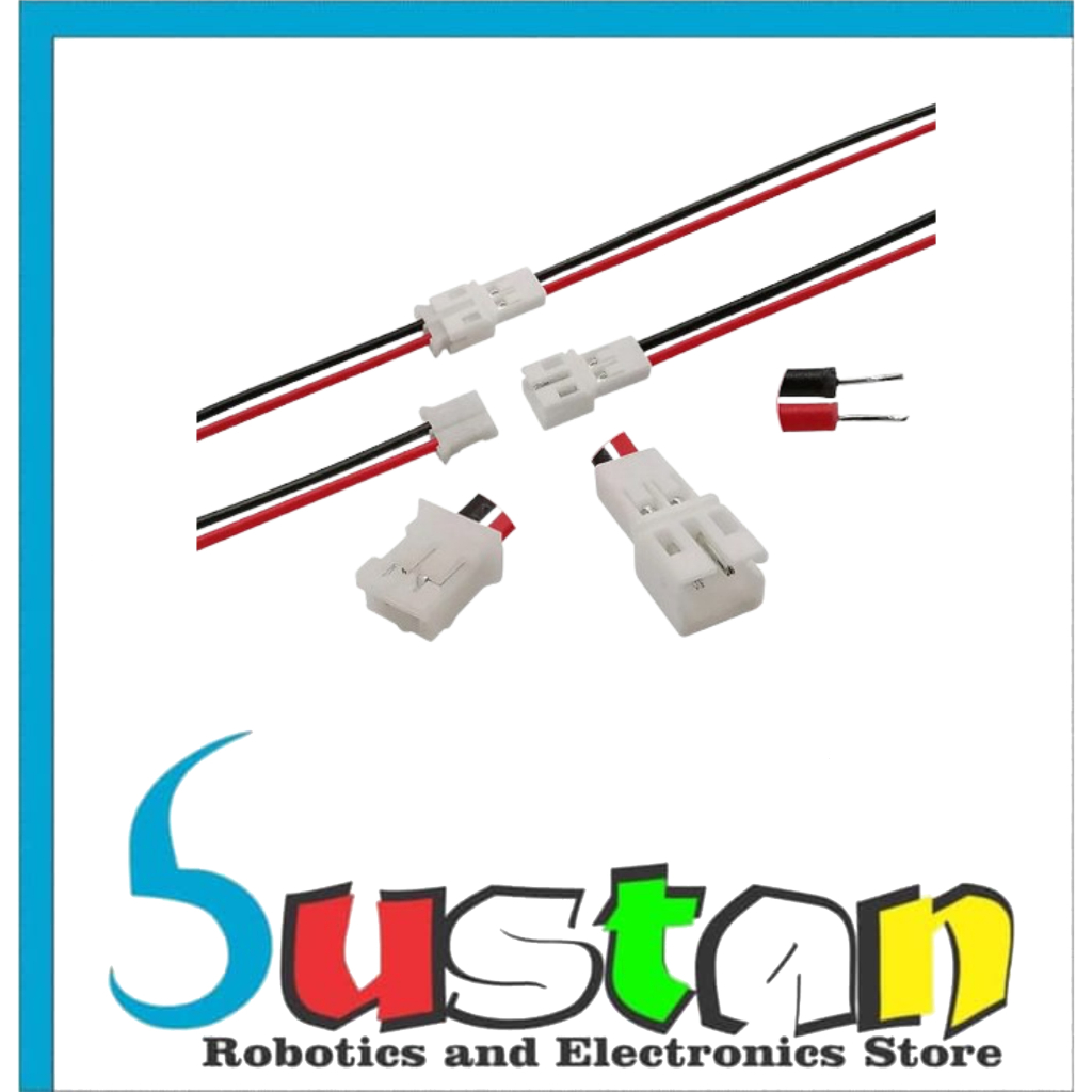 Jual SOCKET JST PH2.0 2P 2 PIN 2 P PH 2.0MM 2 JALUR KABEL PLUG JACK 20CM | Shopee Indonesia