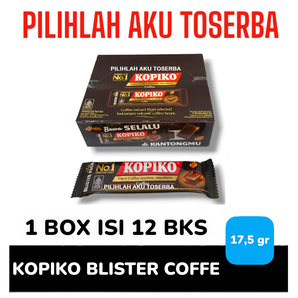 Jual Permen Kopi KOPIKO COFFEE CANDY BLISTER - ( HARGA 1 BOX ) | Shopee ...