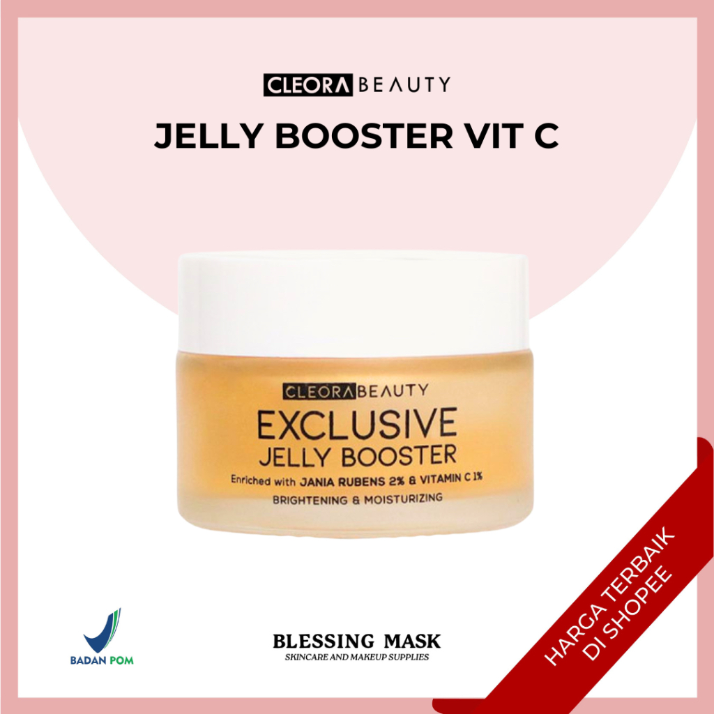 Jual Cleora Jelly Booster Vit C - 30gr | Moisturizer Gel Untuk ...