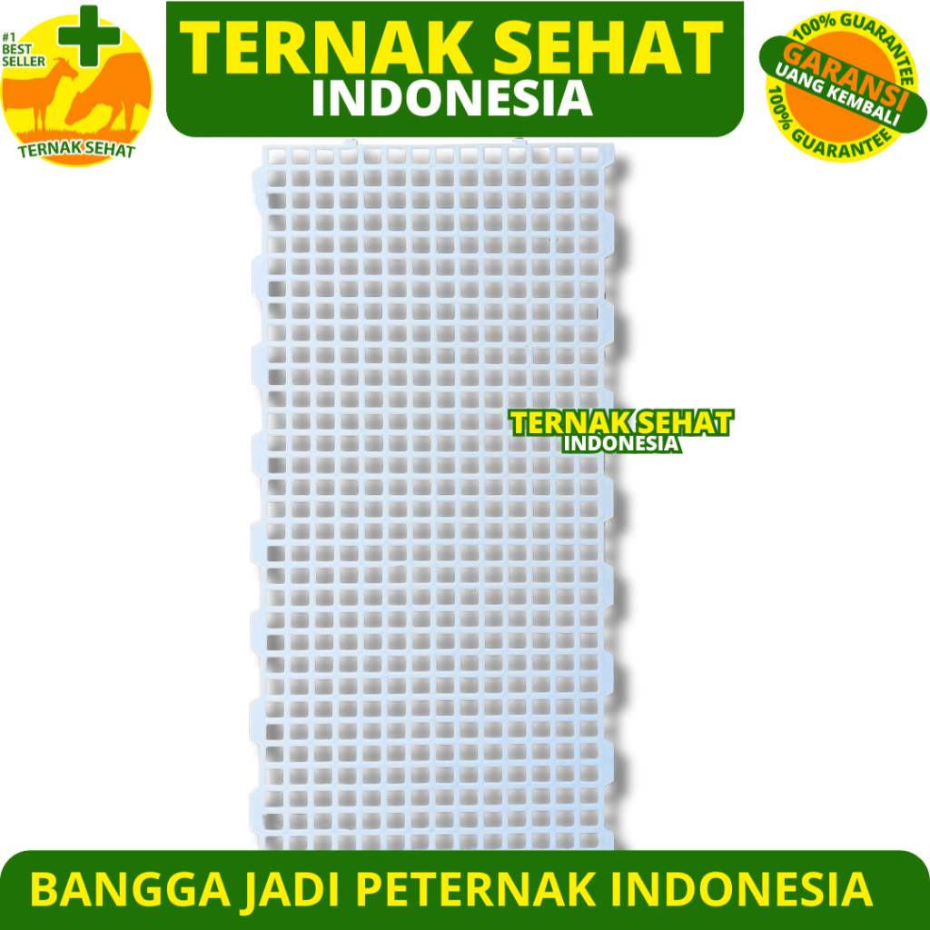 Jual SLAT KANDANG PLASTIK PUTIH GRADE A ukuran (50 X 100) 1 PCS - Alas Kandang Lantai Kandang ...
