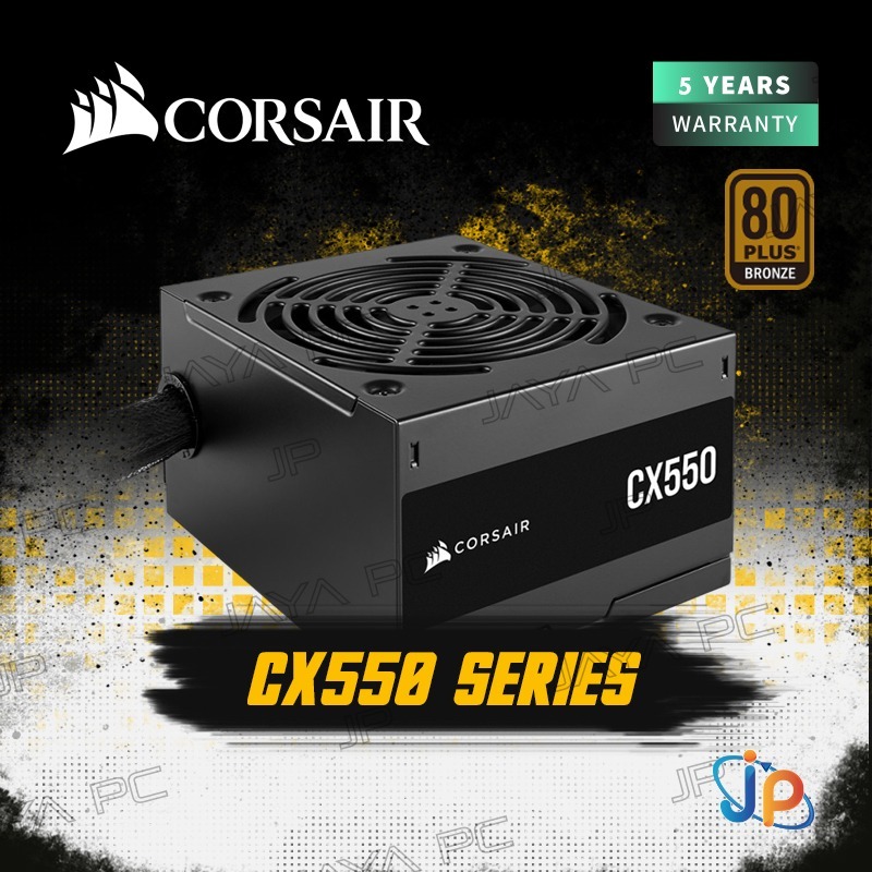 Jual Corsair CX550 550W PSU - Power Supply 550 Watt 80+ Bronze | Shopee Indonesia