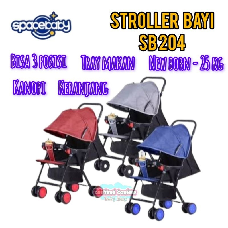 Jual Stroller Space Bayi Stroler Bayi Baru Lahir Stroller Space Baby SB ...