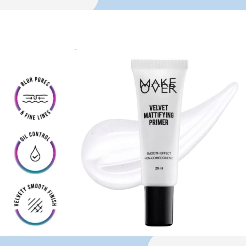 Jual Make Over Velvet Mattifying Primer 20ml | Makeup Primer | Shopee ...