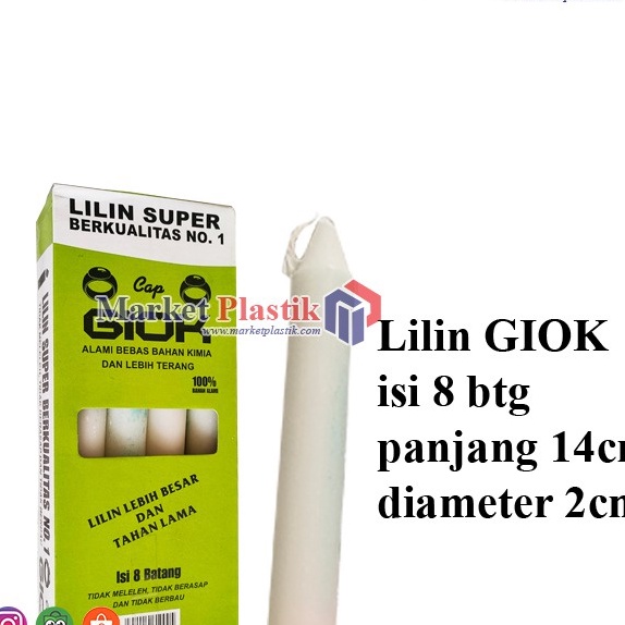 Jual Unggul Lilin Mati LampuLilinLilin NatalLilin LampuLilin Giok Jumbo ...