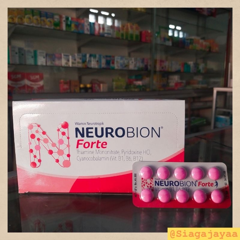 Jual Neurobion Merah / Neurobion Forte Strip 10 Tablet | Shopee Indonesia