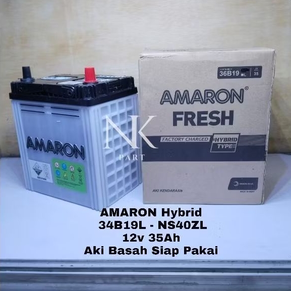 Jual Aki Mobil Xenia New, Sirion, Sigra, Ceria Amaron Hybrid NS40ZL 35Ah | Shopee Indonesia