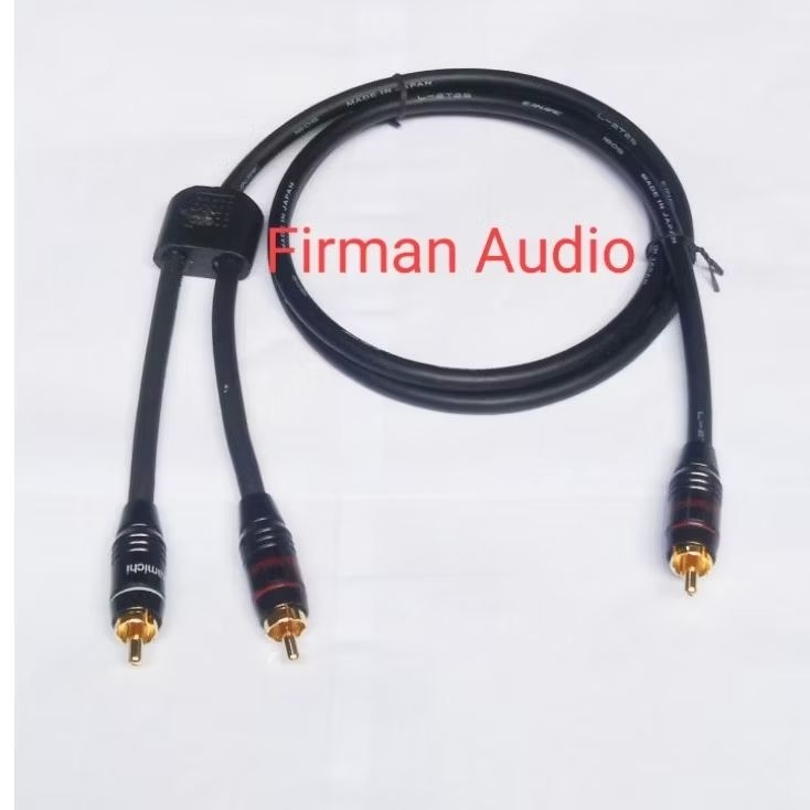 Jual Kabel Subwoofer Canare Original 50cm-5mtr Jack 1 RCA Male To 2 RCA ...
