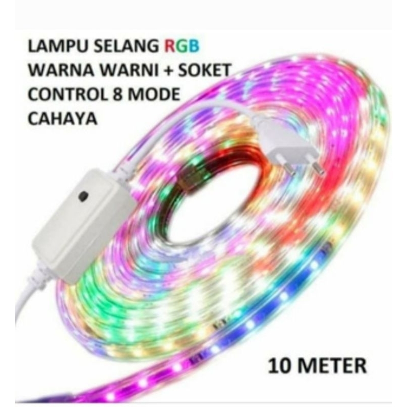 Jual Paket Lengkap LED STRIP SELANG RGB 220V Tinggal Colok Sudah Dapat ...