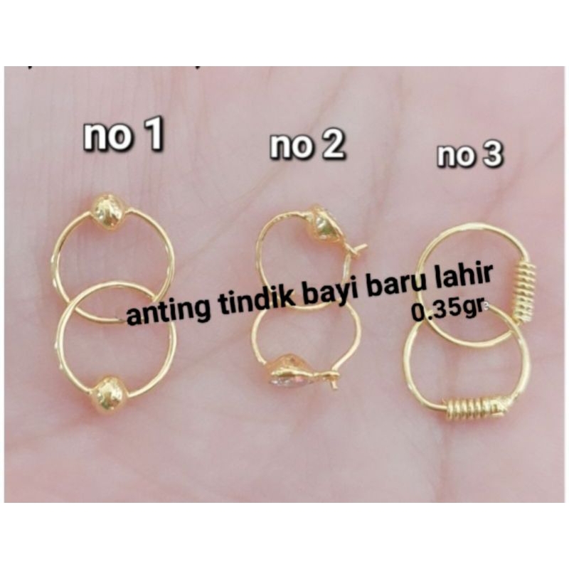 Jual ANTING BAYI PERAK 925 LAPIS MAS | Shopee Indonesia