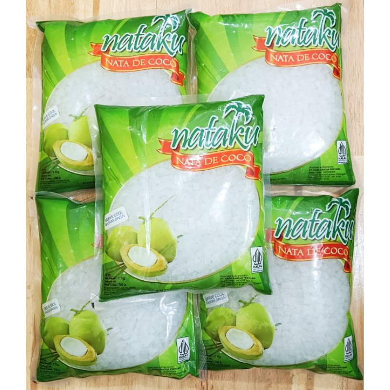 Jual NATAKU NATA DE COCO 1KG POTONGAN MINI | Shopee Indonesia