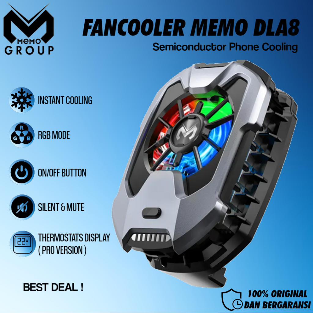 Jual MEMO DLA8 FUNCOOLER FANCOOLER PHONE COOLER PENDINGIN HP DLA8 ...